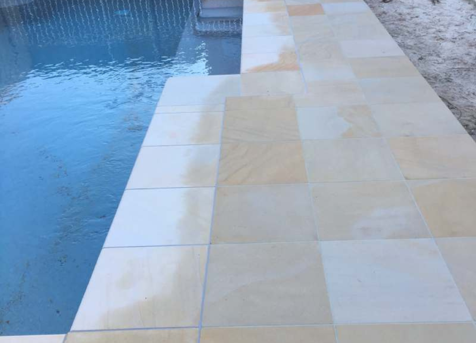 Desert Sand Natural – Sandstone Pool Coping - HL Stone